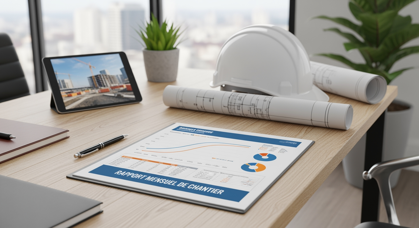 Rapport Mensuel de Chantier : Modèles PDF & Excel (Suivi 2026)